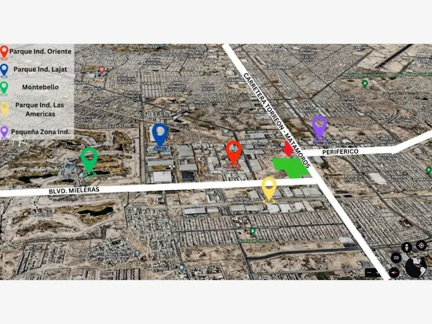 Terreno en Venta en Microindustrias Lote 4, Torreón